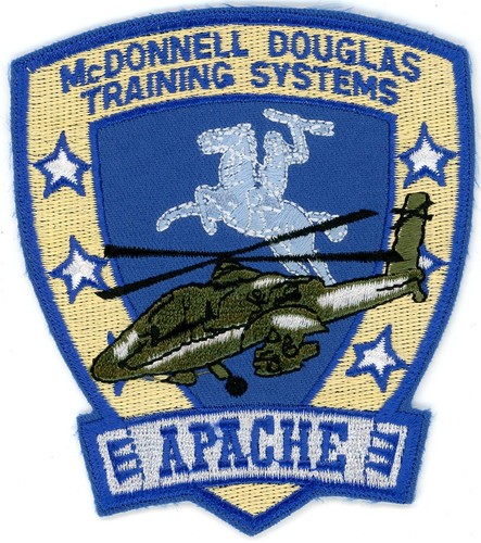 US Army Aviation Patch: McDonnell Douglas Training Systems Apache AH-64 ...
