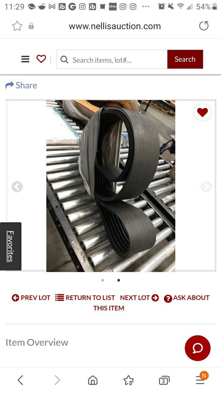 Thermoid B158/07 Banded Belt 21/32 x 161in OC 7 Band 7/B158 | eBay