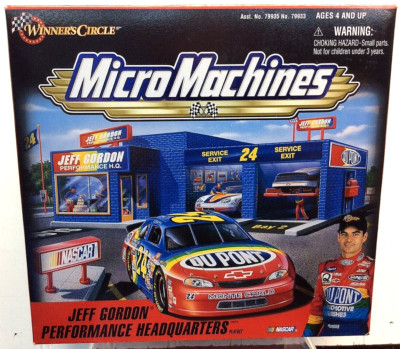 Micro Machines Jeff Gordon Performance Headquarters Playset New | eBay