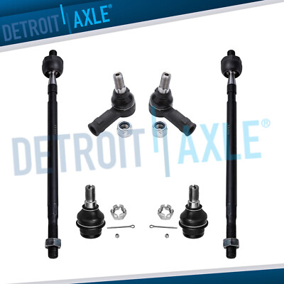 Front Inner Outer Tie Rods Ball Joints for Dodge Freightliner Sprinter ...