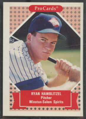 1991 ProCards Minor League #205 Ryan Hawblitzel Winston-Salem Spirits ...