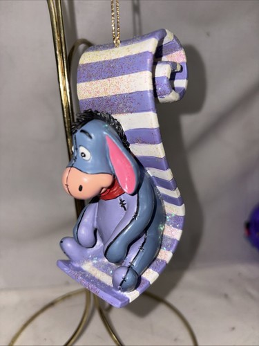 Disney Store Pooh’s Christmas Candyland Ornament Eeyore On Ribbon Candy ...