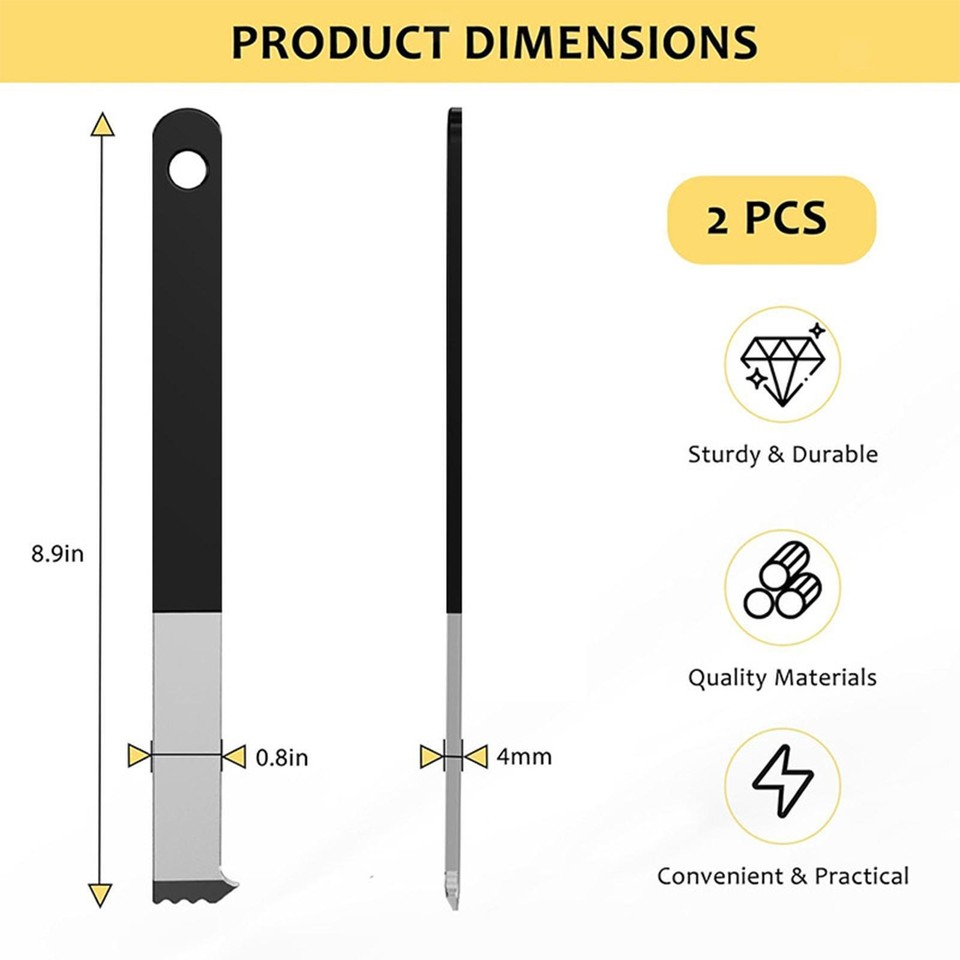2Pcs Paver Puller Extractor Home Paver Lifting Tool Courtyard Removal ...
