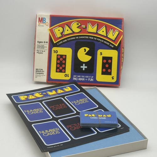 Vintage Pac-Man Card Game 1982 Board Game Milton Bradley, Complete | eBay
