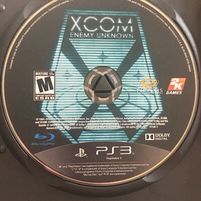 XCOM: Enemy Unknown (Sony PlayStation 3, 2012) PS3 Disc Only ...