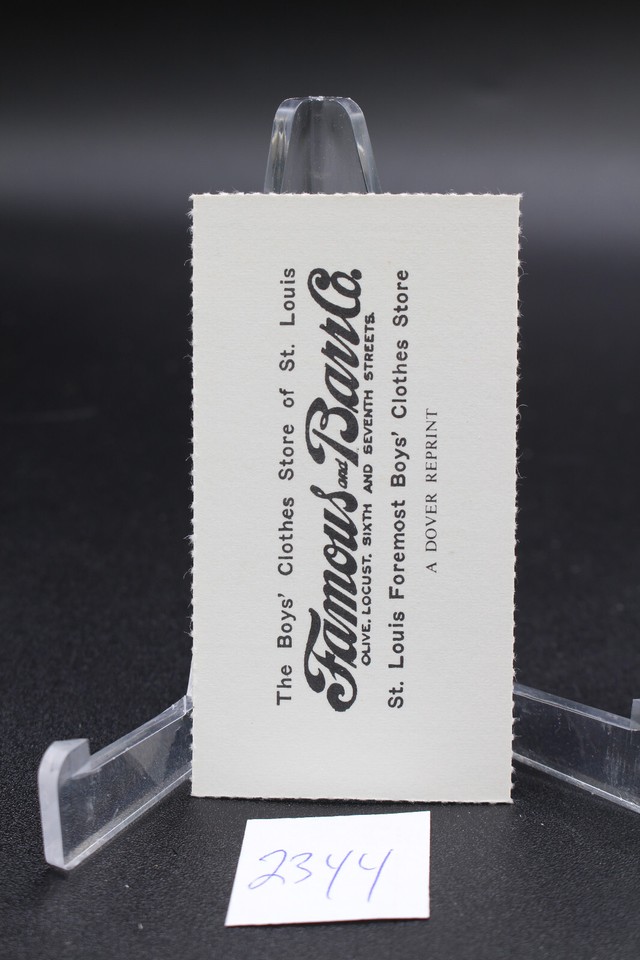 Dover Reprint 1916 Famous and Barr #171 Charles Stengel Brooklyn ...