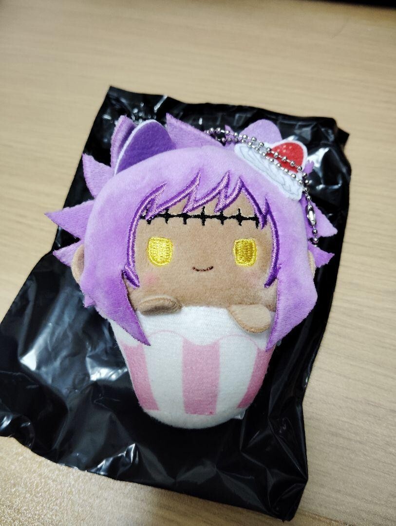 Japan Anime D.Gray-man Load Road mascot Plush doll key chain Cup type ...