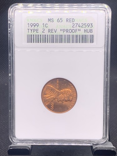 1999 lincoln penny wide am, Anacs Soap Box Ms65, Rarest Wide Am, Looks ...