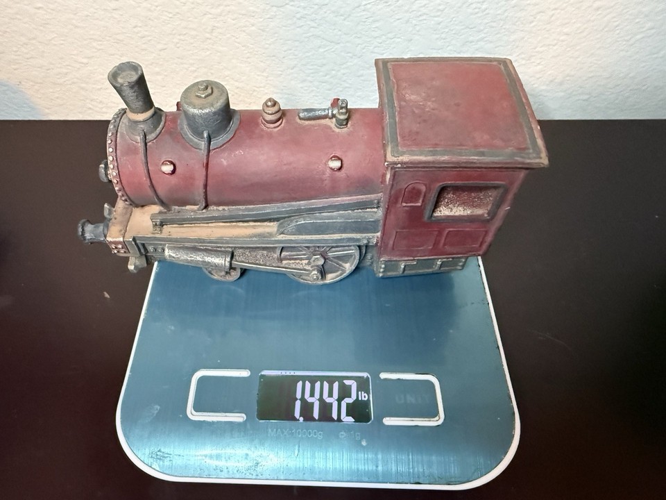 Vintage Locomotive Train Replica 1905 Steam Engine Decor - Lot Of Two ...