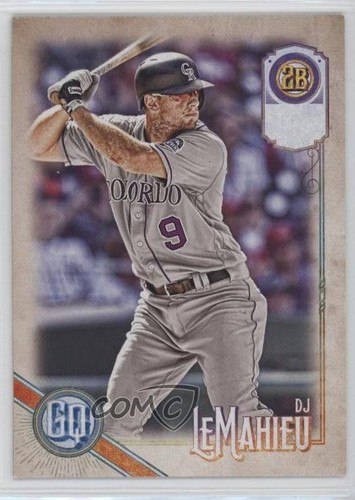 2018 Topps Gypsy Queen Missing Nameplate DJ LeMahieu #206 | eBay