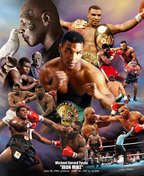 Boxing Legends Collage