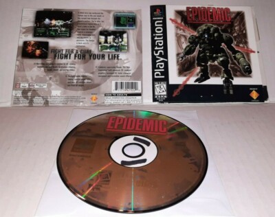 Epidemic Sony PlayStation 1 (1996) PS1 Disc ONLY - Used / Rental ...