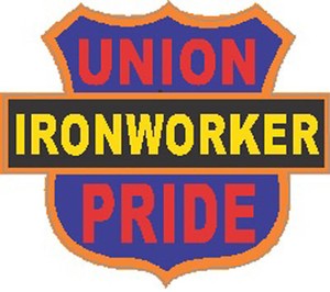Union Pride Ironworker, Hard Hat Sticker CIW-18 | eBay