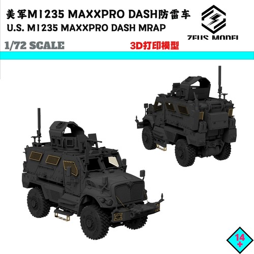 3D Printed 1/72/87/144 Kit US Army M1235 Maxxpro DASH Mine Protected ...