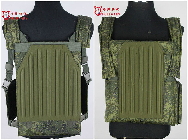 Russian 6B46 Tactical Vest Body Armor Molle Plate Carrier AK Pouches ...