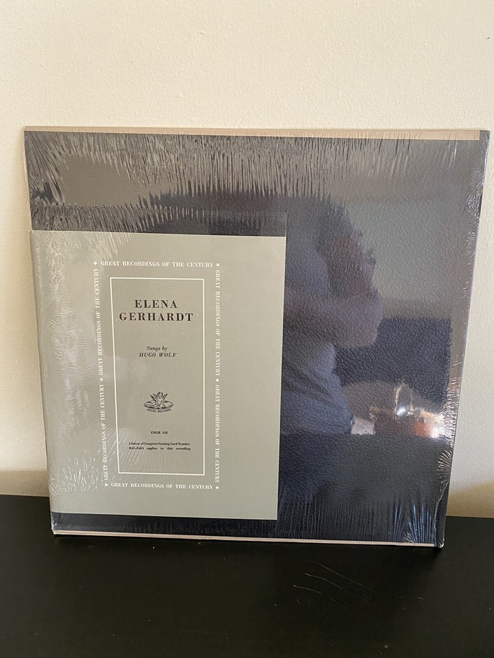 Elena Gerhardt - Hugo Wolf Songs LP Mint- COLH 142 Vinyl Record SEALED ...