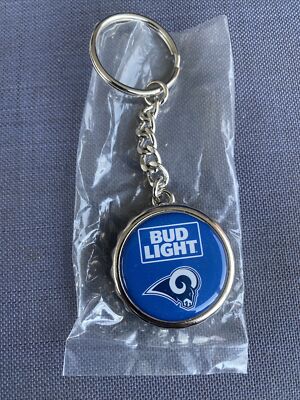 Bud Light Los Angeles Rams / Bottle Cap Opener Key Chain / Key Ring | eBay
