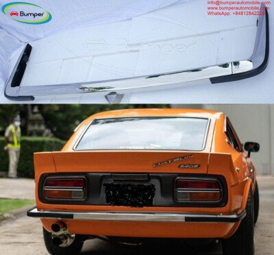 Datsun 240Z 260Z 280Z rear bumper with rubber (1969-1978) new | eBay