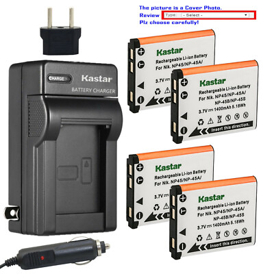 Kastar Battery AC Travel Charger for Fujifilm instax Mini 90, instax ...