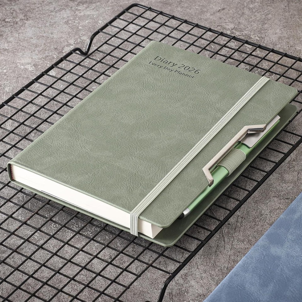 Academic Diary 2026,Diary 2026 Day Per Page, Hardcover Organized from ...