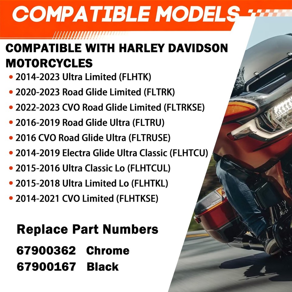 License Plate Relocation Bracket for Harley Electra Glide Ultra Limited ...