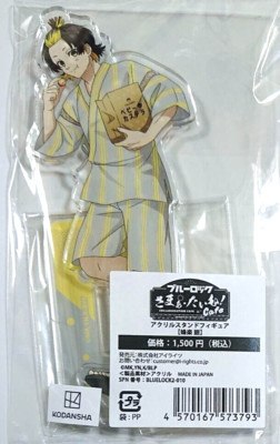 Blue Lock Animax Cafe Summer Time Acrylic Stand Figure Meguru Bachira ...