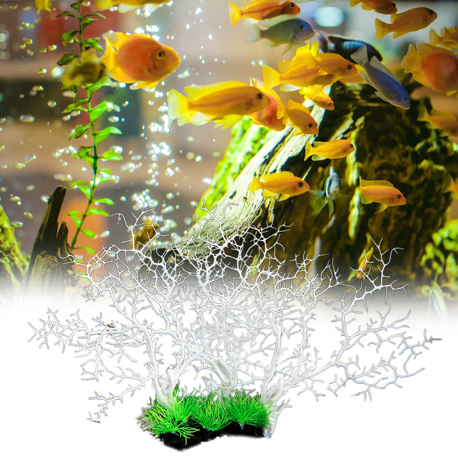 Artificial Coral Plant Vivid Appearance Scenery Layout Simulation Soft ...