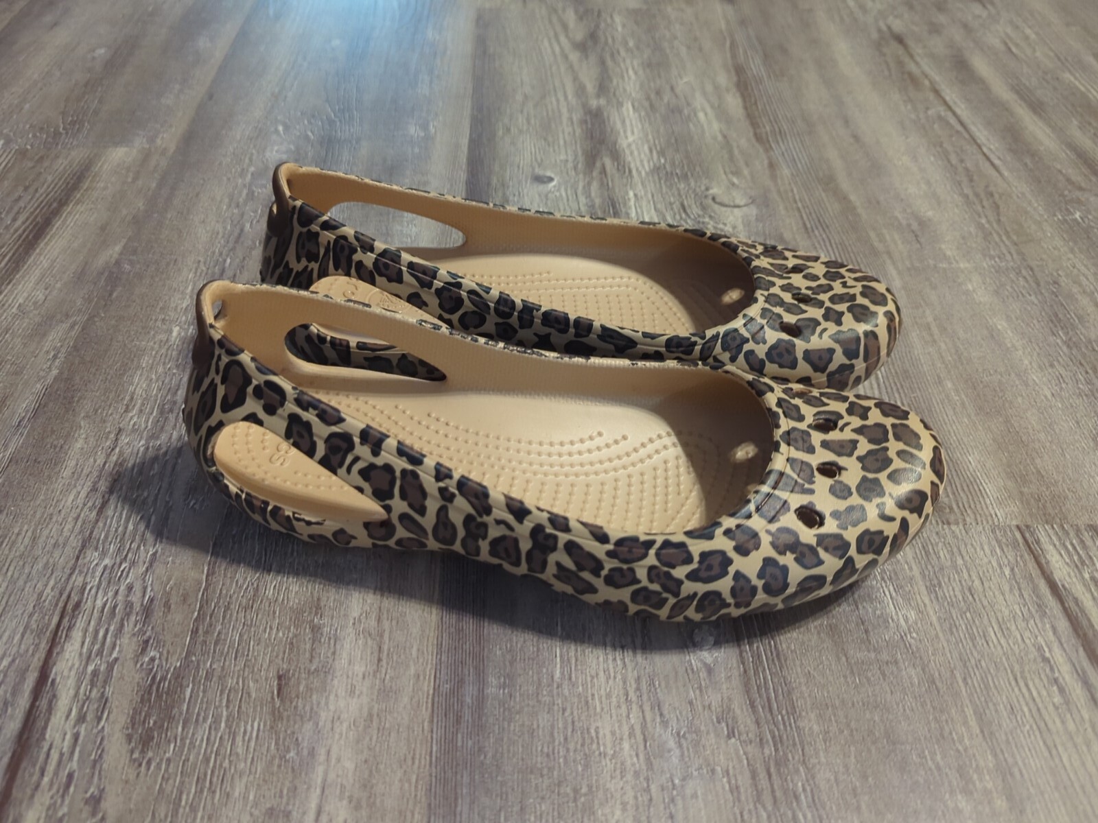 Crocs Women's Kadee Animal Print Leopard Slip-On Ball… - Gem