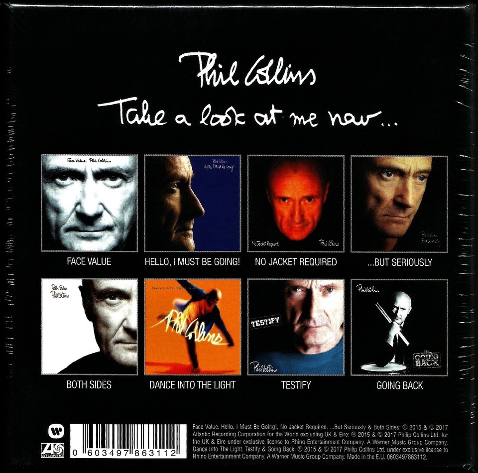 Phil Collins - Take A Look At Me Now… - 8CD Box - Remastered ...