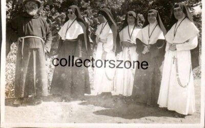 1942 Beirut Lebanon Convent of Lazarists Nuns & Priest photo 3.5x2.5 In ...