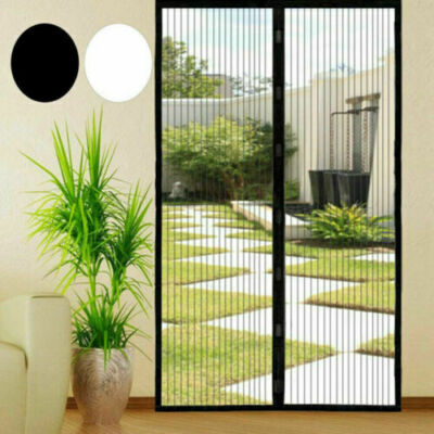 Magic Curtain Door Mesh Magnetic Fastening Mosquito Fly Bug Insect Net ...