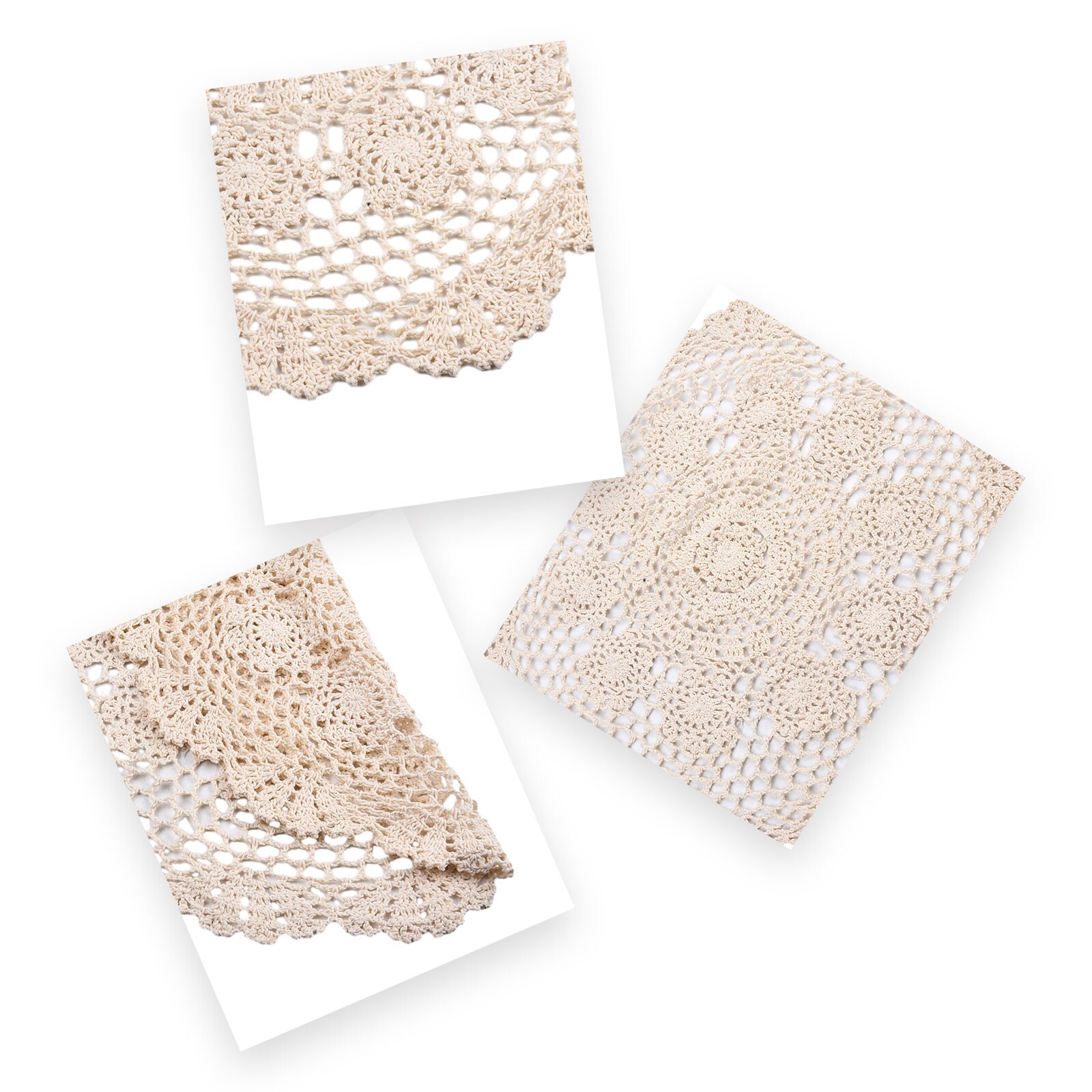 Intricate Lace Tablecloth for Small Round Tables Vintage Cotton Decor ...