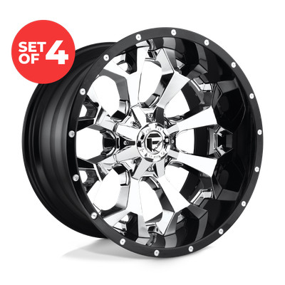(Set of 4) Fuel 2PC D246 ASSAULT Wheels 22x12 6x135/6x139.7 -44 mm ...