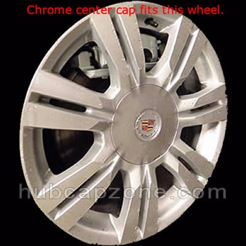 Set 4 of Chrome 2010-2016 Cadillac SRX 17"-18" Wheel Center Caps ...