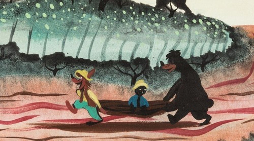 Song of the South Brer Bear Fox Tar Baby Mary Blair Concept Disney ...