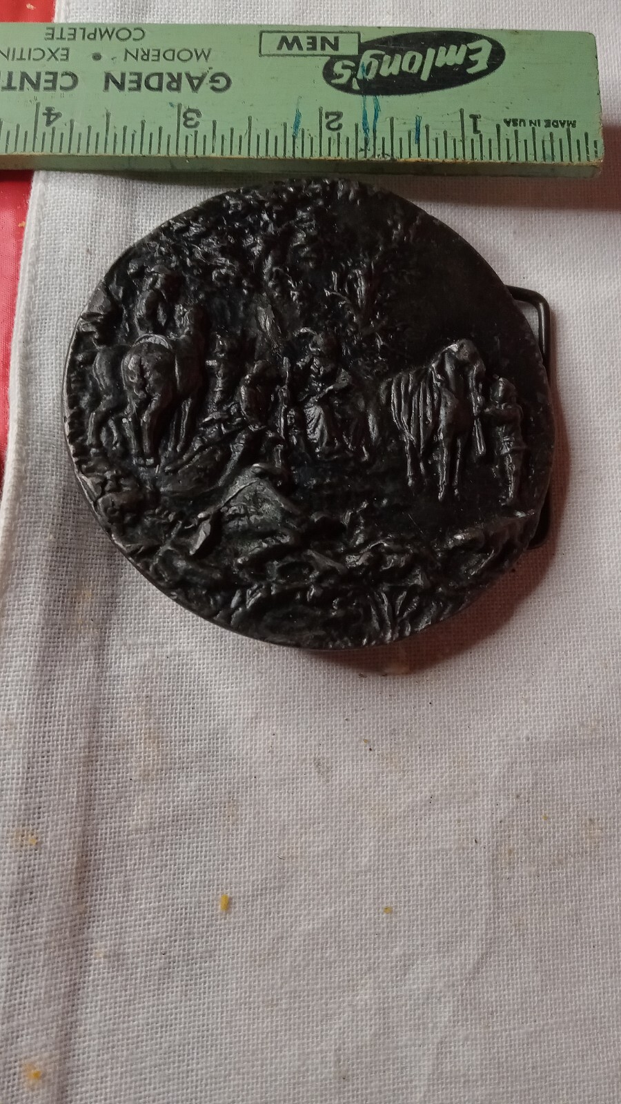 Vintage Brass /Colonial Style Belt Buckle for 1 3/4" Belt. One Of A ...