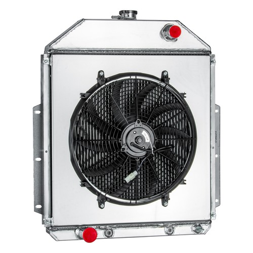 3 Row Radiator&Shroud Fan For 42-1952,44 Ford F1 F2 F3 F4 Ford Engine ...