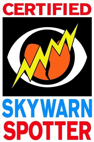 Certified Skywarn Spotter 4-7/8" x 3-1/4" Sticker | eBay