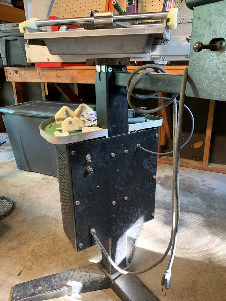 Prince P-200 Electric Tennis Racquet Stringing Machine Working ...