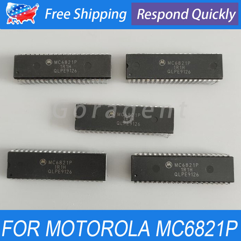 5PCS New Peripheral Interface Adapters DIP-40 For MC6821P MC6821 | eBay