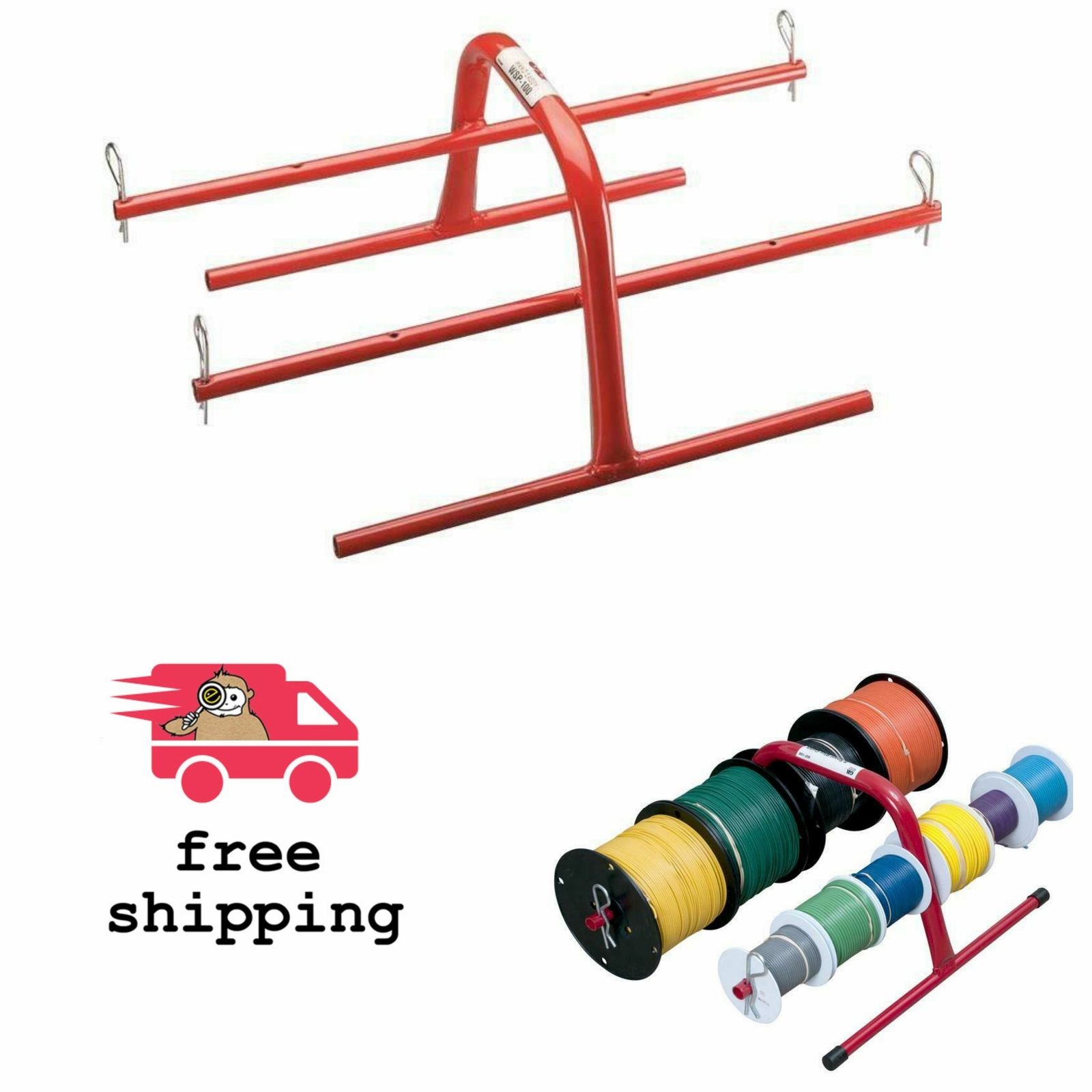 Electrical Wire Reel Spool Rack Caddy Storage Organization Holder ...