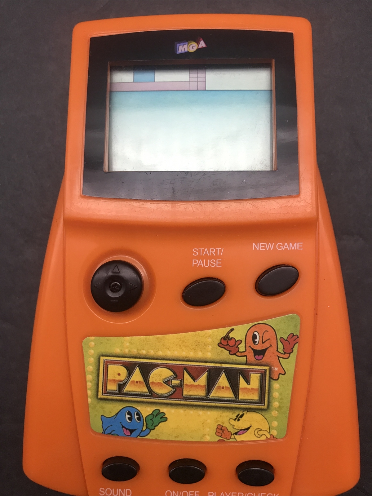 Pacman Game Handheld Orange Pac-Man Namco MGA 2001 TESTED | eBay