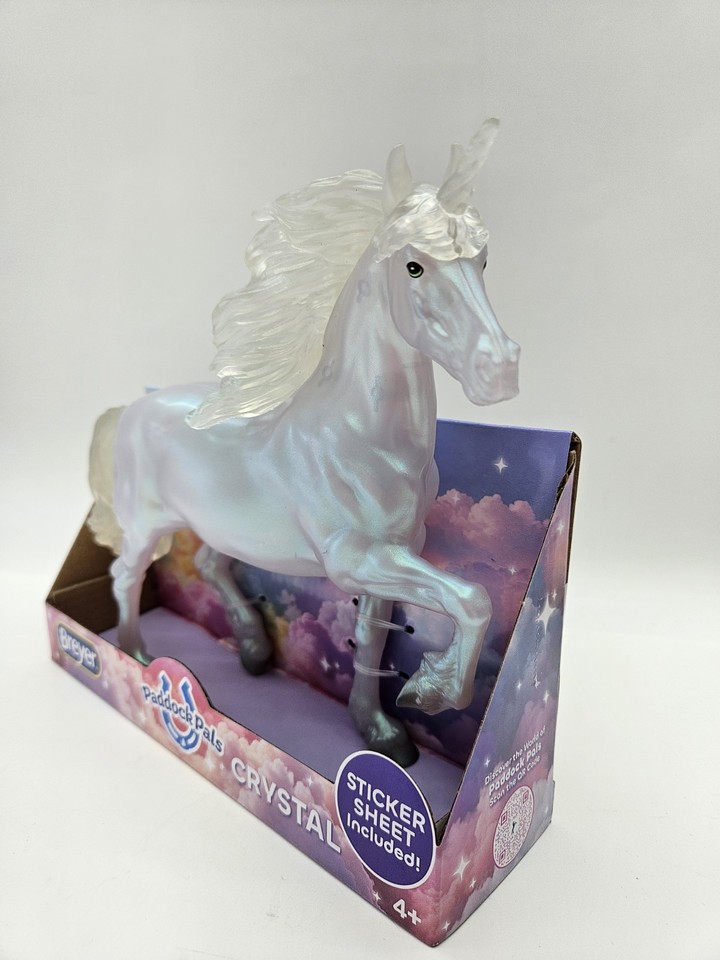 Breyer Paddock Pals Unicorn Crystalline Crystal w/ Sticker Sheet | eBay