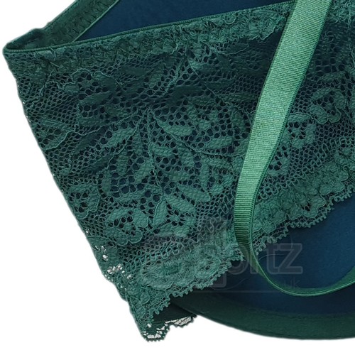 Ladies Cotton Rich Padded Bra ex M S Sexy Lace Firm Underwired UK Size ...