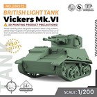 Military Model Kit British Vickers Mk.VI Light Tank | eBay