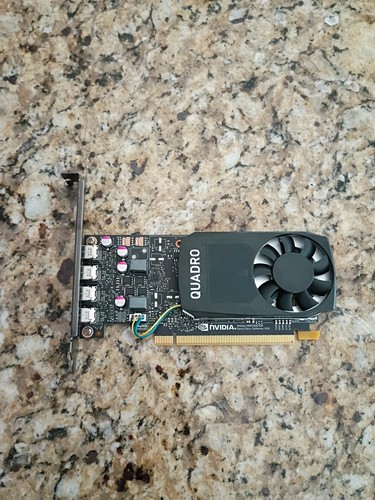 NVIDIA Quadro P1000 4GB GDDR5 Graphics Card, 4X Mini DP Port | eBay