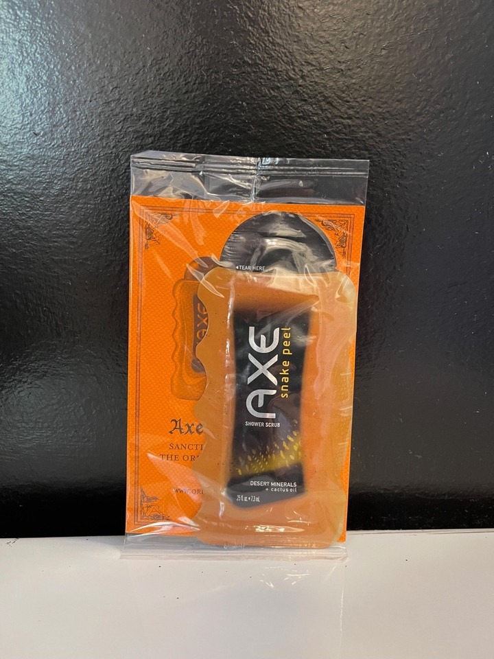 Axe Snake Peel Body Wash Scrub .25fl oz Travel Gym Single Use Sample ...