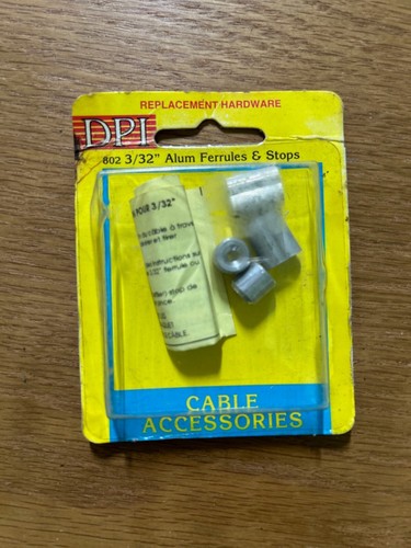 DPI 802 3/32" Alum Ferrules and stops | eBay