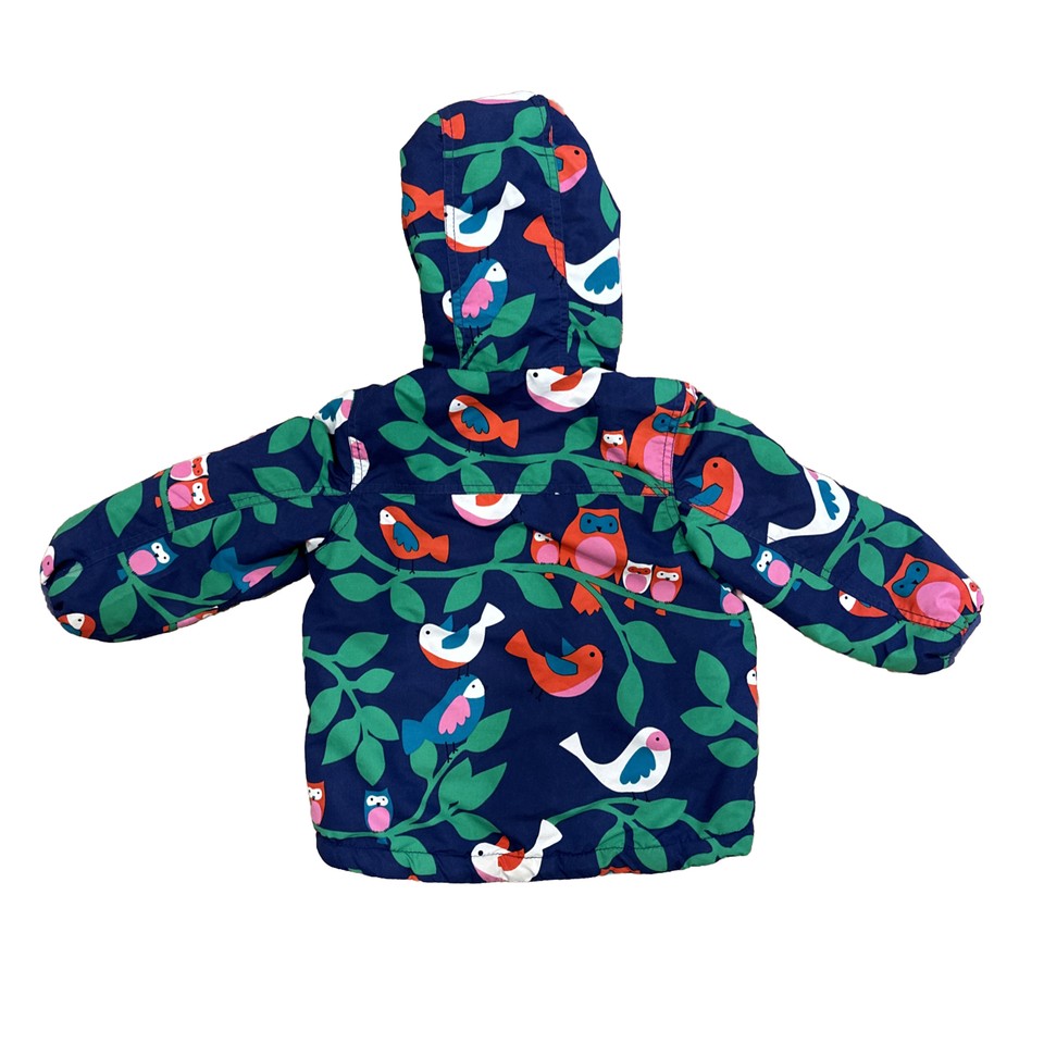 Mini Boden Jacket Size 2T Girls Fleece-Lined Hooded Anorak | eBay
