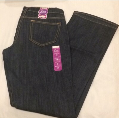 Women’s New NWT Old Navy Diva Blue Jeans Bootcut Size 10 Long Dark Wash ...